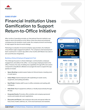 Financial Institution Uses Gamification to Support Return to Office | Modo Labs